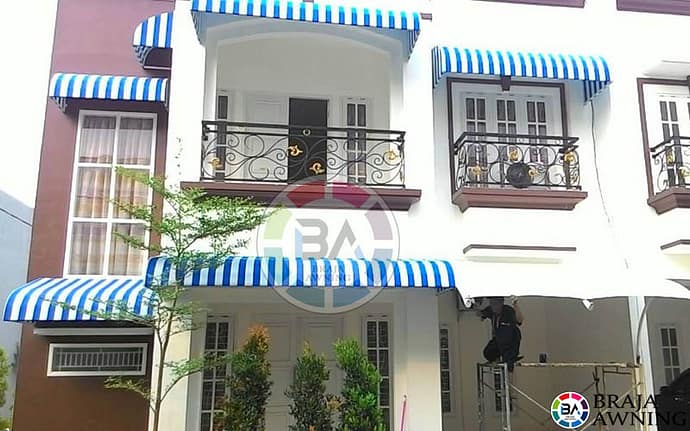 Jasa Canopy Kain, harga nego, gratis survey & bergaransi - Braja Awning
